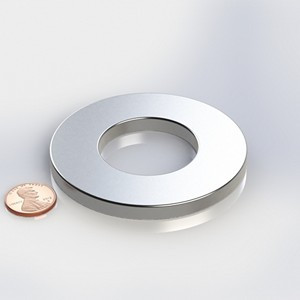 H250XL-N42 | 3"Dia x 1/4" Neodymium Ring Magnet | Amazing Magnets