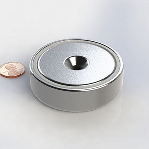 CUPT2500 | 2-1/2" Dia x 3/4" Neodymium Cup Magnet With Countersunk ...