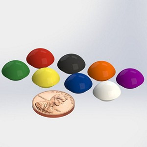 WB250D-320C | 1/2" Dia x 9/32" Small Assorted Neodymium Whiteboard ...