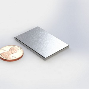 P094HL | 1-1/2"L x 1"W x 3/32"T Neodymium Block Magnet | Amazing Magnets
