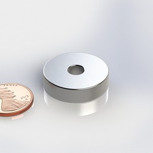 DH250H-250 | 1" Dia x 1/4" Neodymium Disc Magnet With Hole | Amazing ...