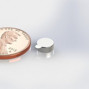 D094B-MOUNT | 1/4" Dia x 3/32" Neodymium Disc Magnet With Vbh | Amazing ...