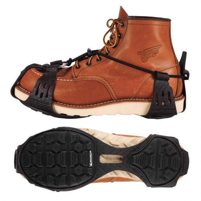 Anti-Slip Shoe Traction Devices: shoe grips, ice cleats, slip-resistant