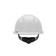 MSA 475358 V-Gard Slotted Cap - WFas-Trac III Suspension - White