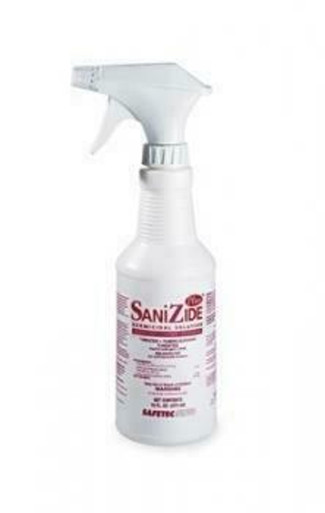 Safetec SaniZide Plus Germicidal Solution Sanitizer Spray 16oz