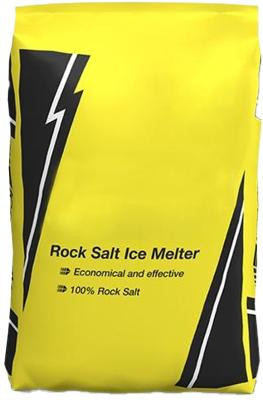 Ice-Melt Rock Salt - 50Ib Bulk Bag