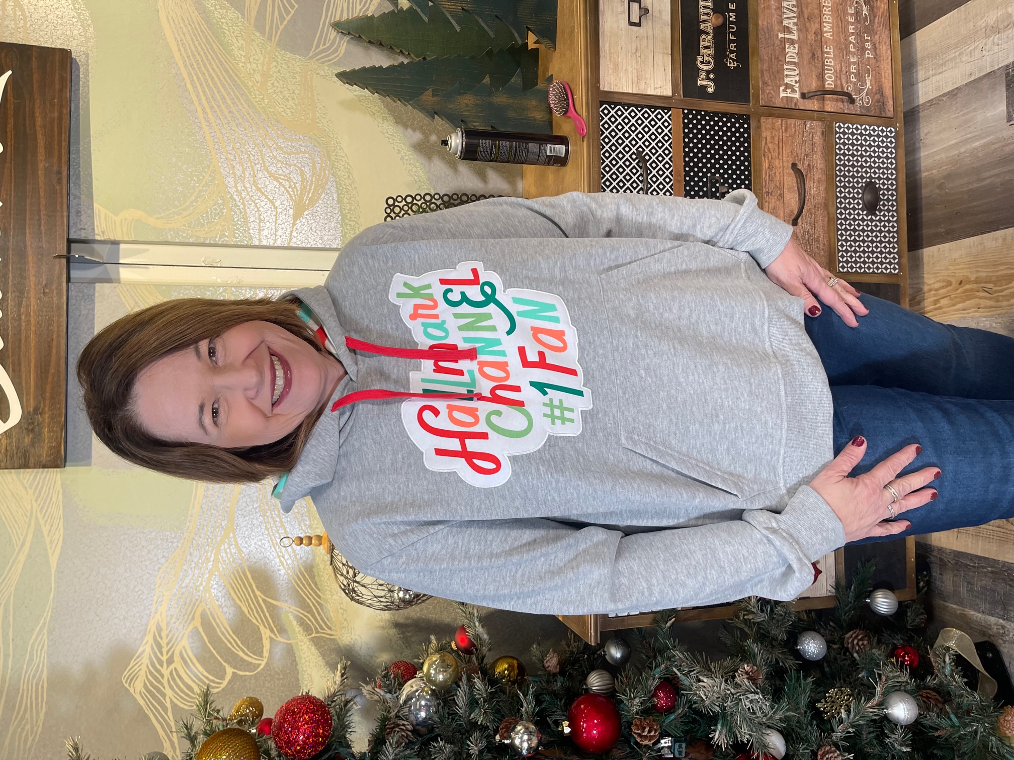 Hallmark #1 Fan Sweatshirt for missy & plus size ladies - Four Seasons ...