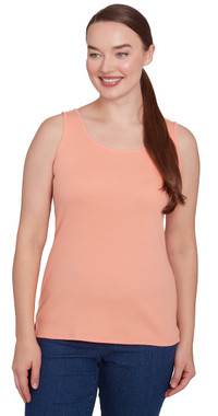 TANK *PLUS* PEACH SCOOP NK SOLID - Four Seasons Direct