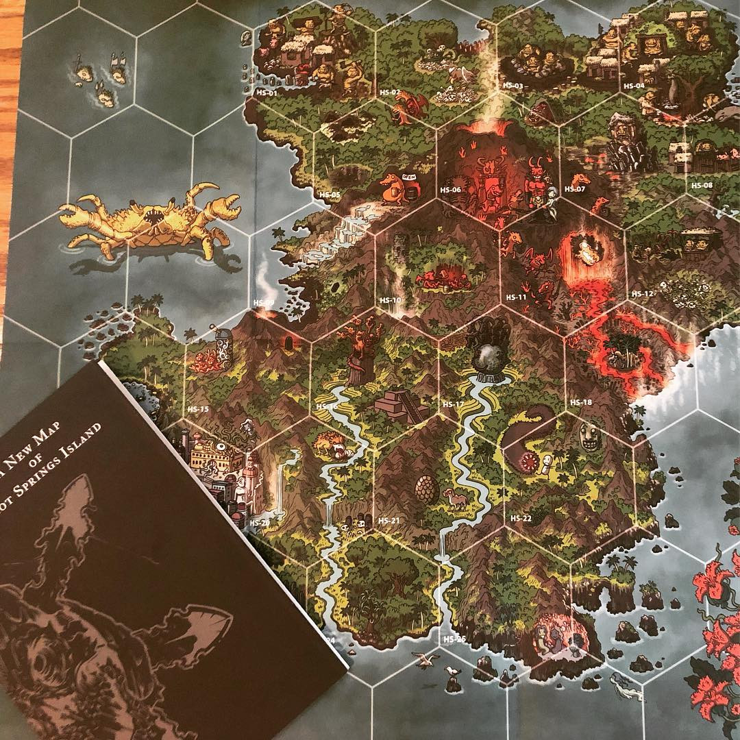 A brand new map for Hot Springs by Jason Thompson : r/osr