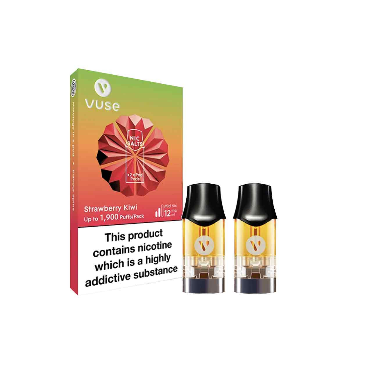 Vuse ePod Prefilled Cartridge – Strawberry Kiwi Flavour Vuse ePod Prefilled Cartridge – Strawberry Kiwi Flavour