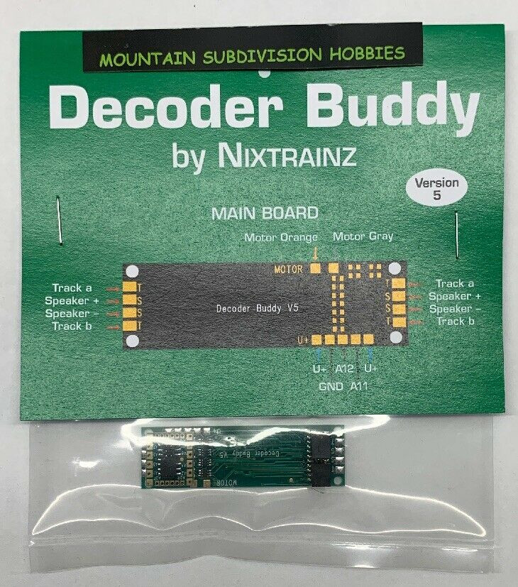 NixTrainz NTZ5 Decoder Buddy V5 (21 PIN) - Mountain Subdivision Hobbies