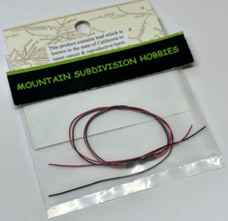 TCS 1520 2-Pin Micro Connector with Red/Black wires - Mountain ...