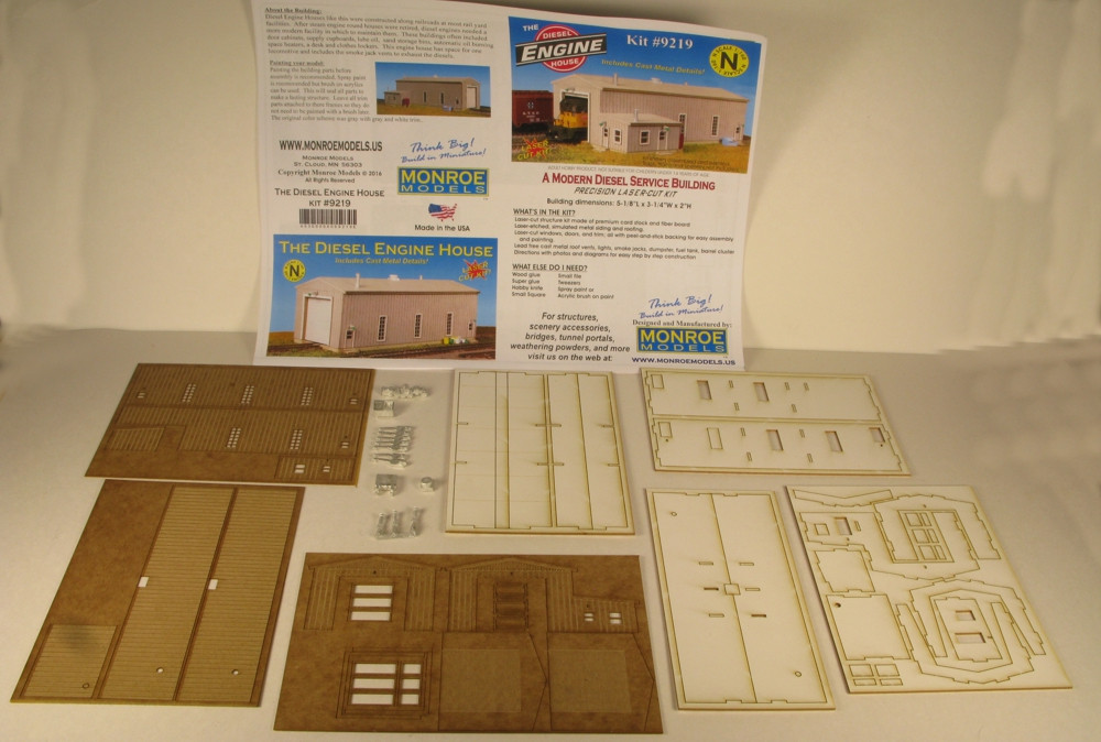 9219 N Diesel Engine House - Mountain Subdivision Hobbies