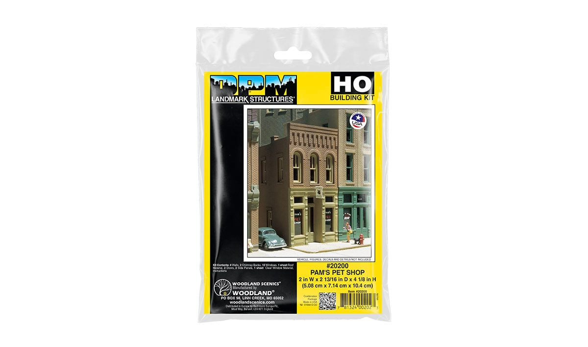 Pam's Pet Shop - HO Scale Kit - Mountain Subdivision Hobbies