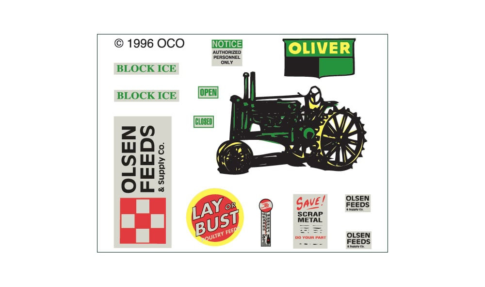 Olsen Feed & Larsen's Implement - N Scale Kit | DPM Gold - Mountain ...