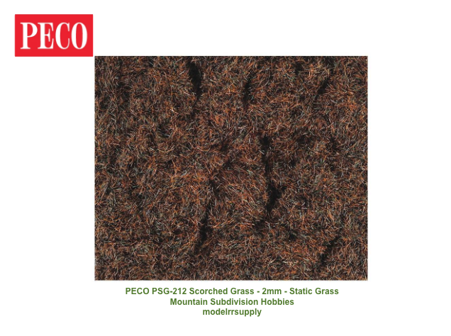 PECO Scene PSG-212 Static Grass - 2mm Scorched Grass 30G - Mountain ...
