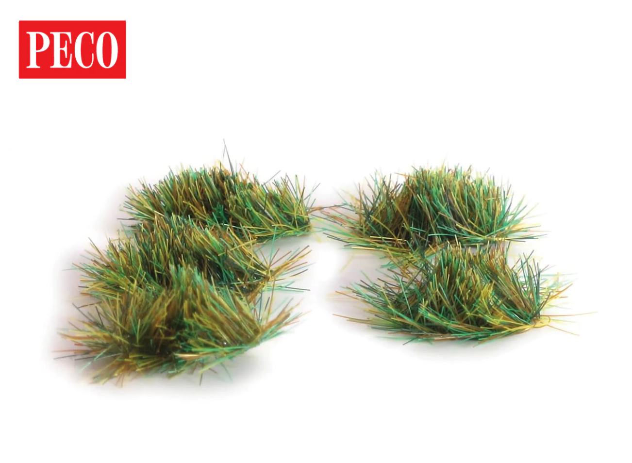 PECO Scene PSG-50 4mm Self Adhesive Grass Tufts Summer 100 Pack ...