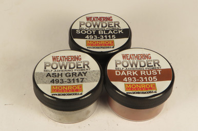Monroe Models 2913 Weathering Powder Set - Grime & Rust - Mountain ...