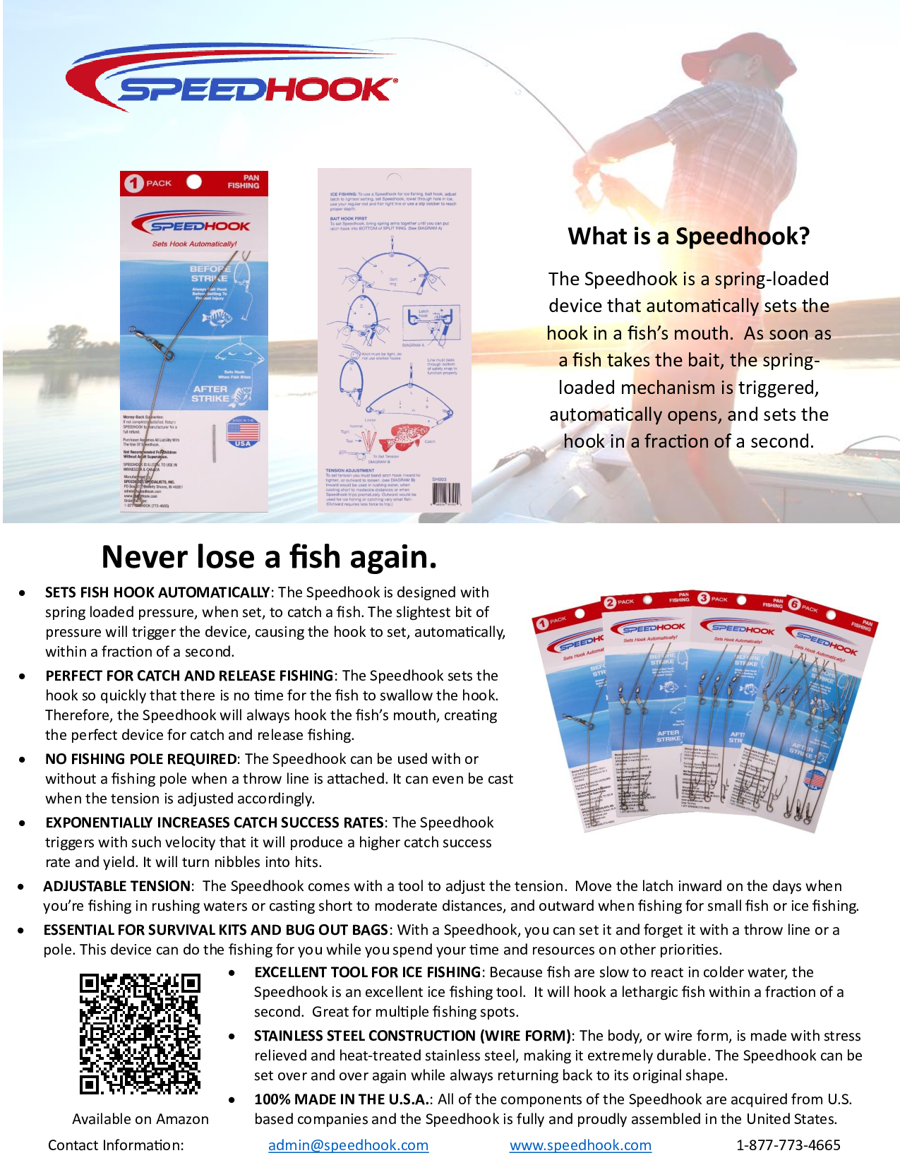 Speedhook 3 Pack | Automatically sets hook