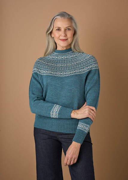 Ingrid Jumper - Merino Wool - Duck Egg - uimi