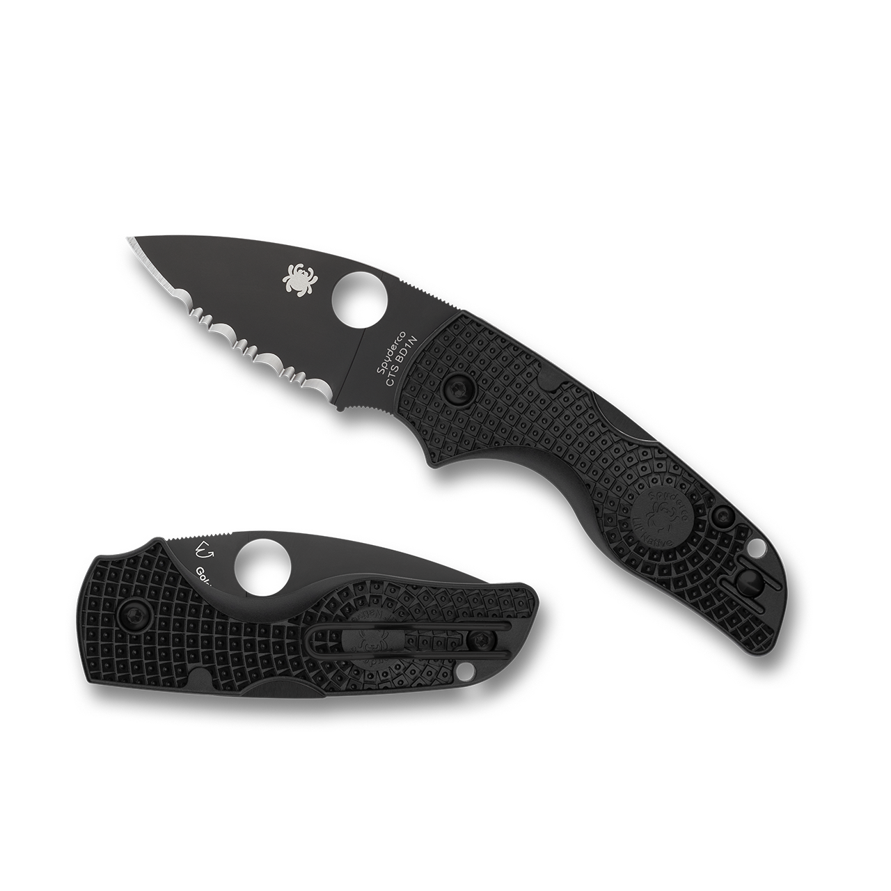Spyderco Lil' Native® Lightweight Black Blade