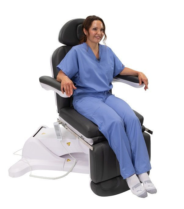 Exam Chair with Stirrups - Spa Luxe Medi Power Procedure 2246B