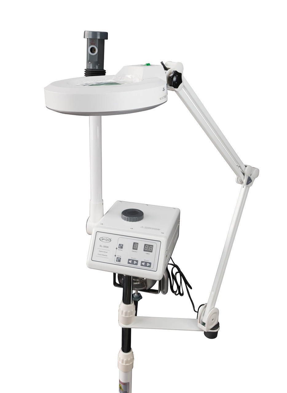 Spa Luxe Two-In-One Facial Steamer & Magnifying Lamp