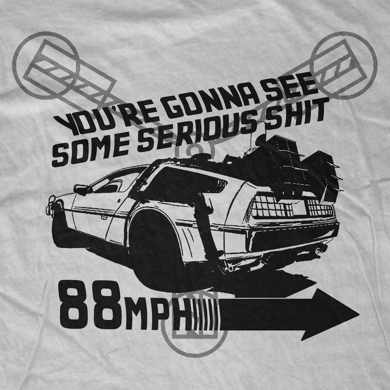 88 MPH | Back To The Future T-Shirt | FAT-Tee.com