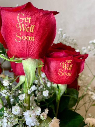 Get Well Soon (one dozen SHORT STEM)