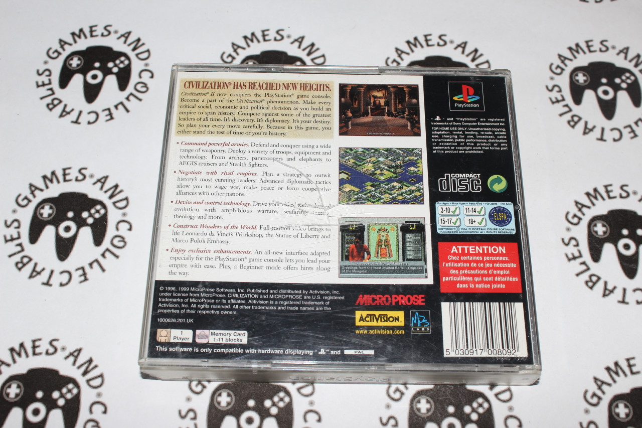 Sony PlayStation One / PS1 | Civilization II