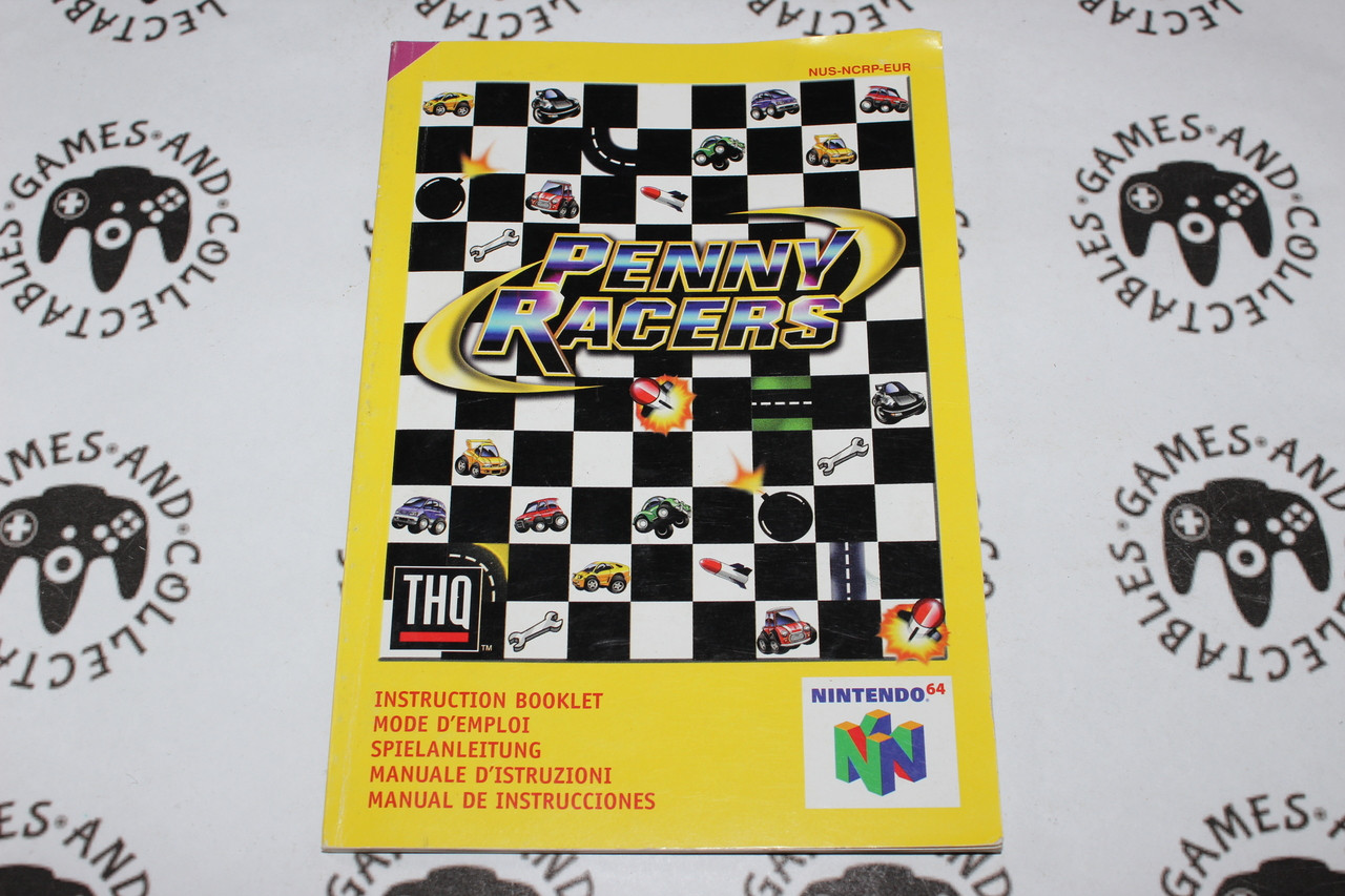 Nintendo 64 / N64 | Penny Racers | Manual