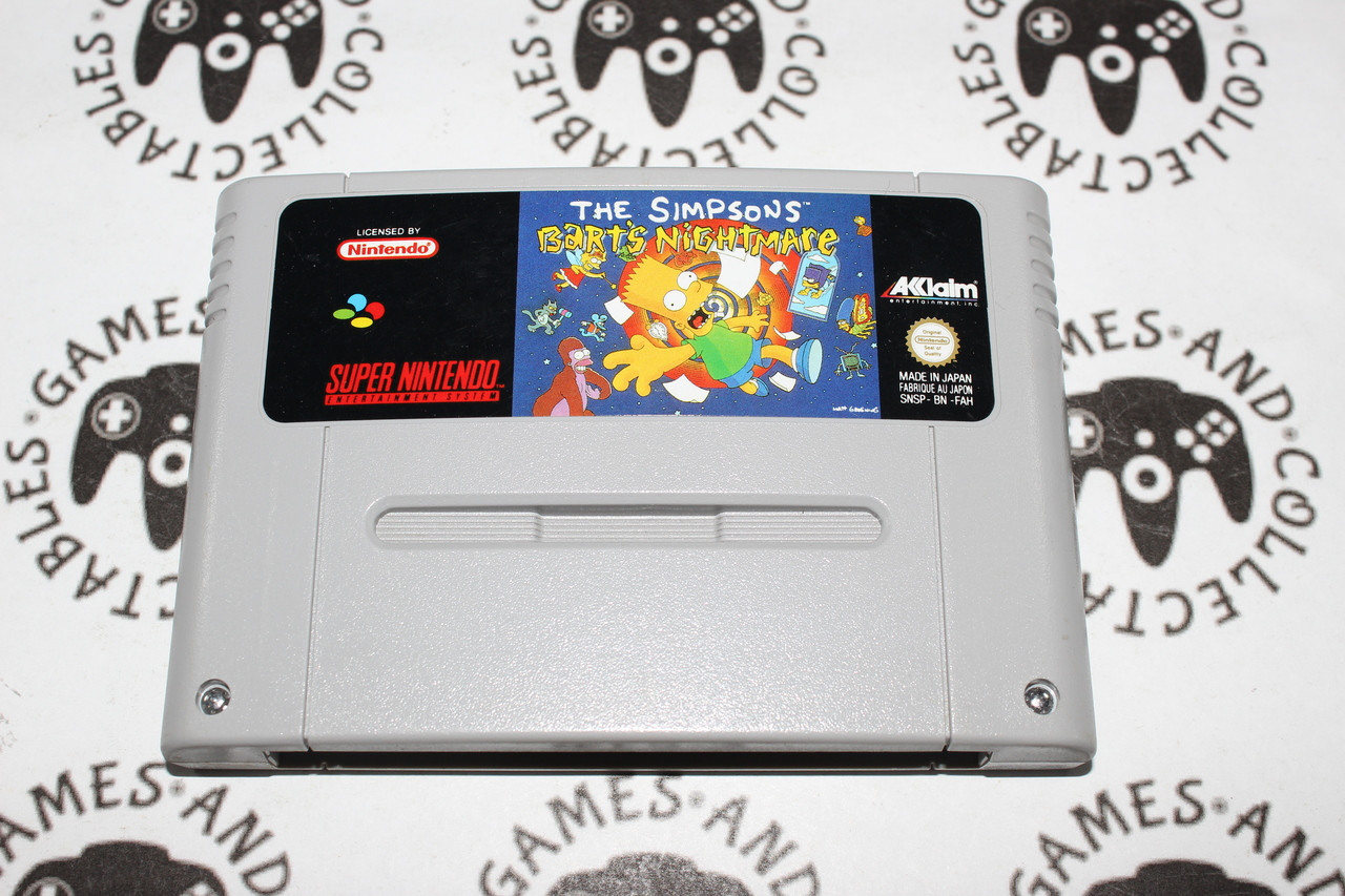 Super Nintendo / SNES | The Simpsons - Bart's Nightmare (2)