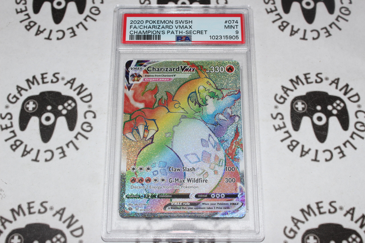 Pokemon TCG | Charizard VMAX #074/073 - PSA 9 | Full Art | Graded