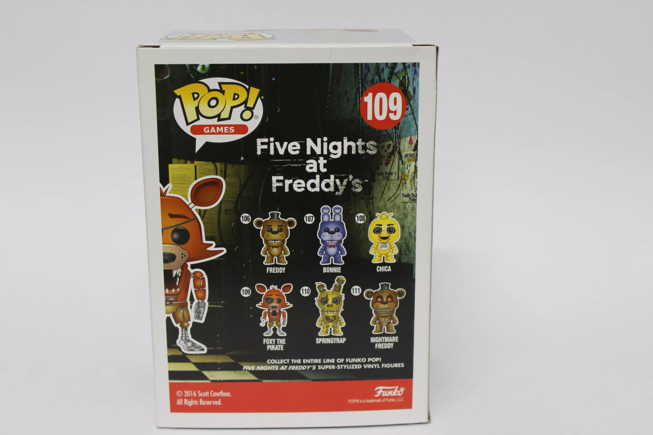 Funko Pop #109 Foxy the Pirate | Five Nights at Freddy's