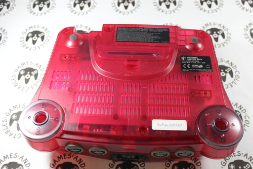 Nintendo 64 / N64 Console Set | Watermelon Red