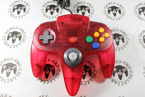 Nintendo 64 / N64 Console Set | Watermelon Red