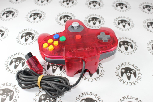 Nintendo 64 / N64 Console Set | Watermelon Red