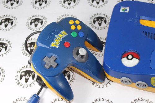 Nintendo 64 / N64 Console Set | Pikachu Pokemon Bundle