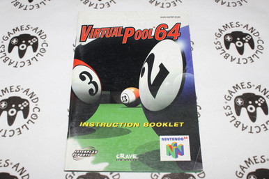 Nintendo 64 / N64 | Virtual Pool 64 | Manual