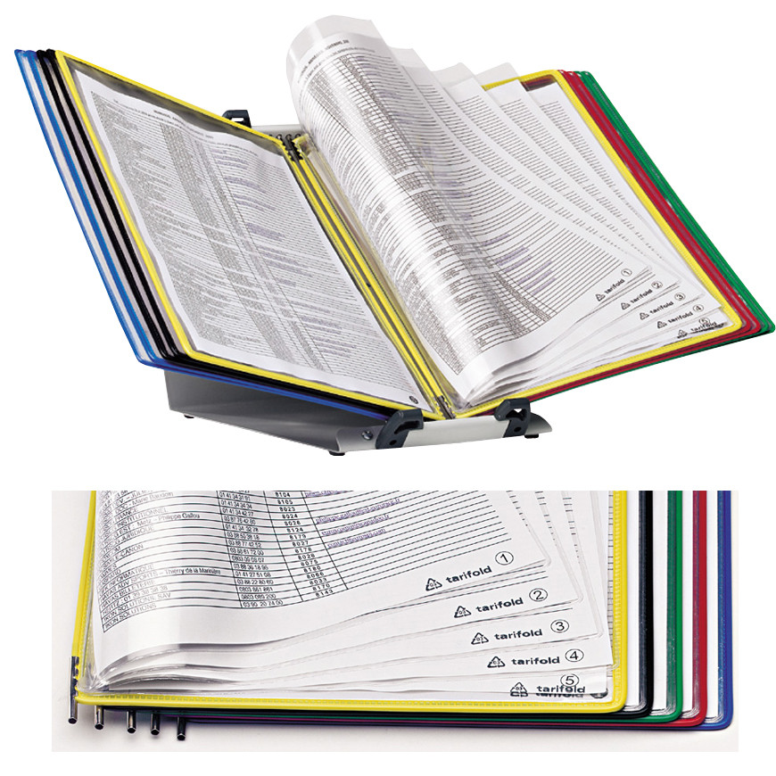 Tarifold D291F Foldfive 50 Pocket Desktop Reference Rack | Nordisco.com