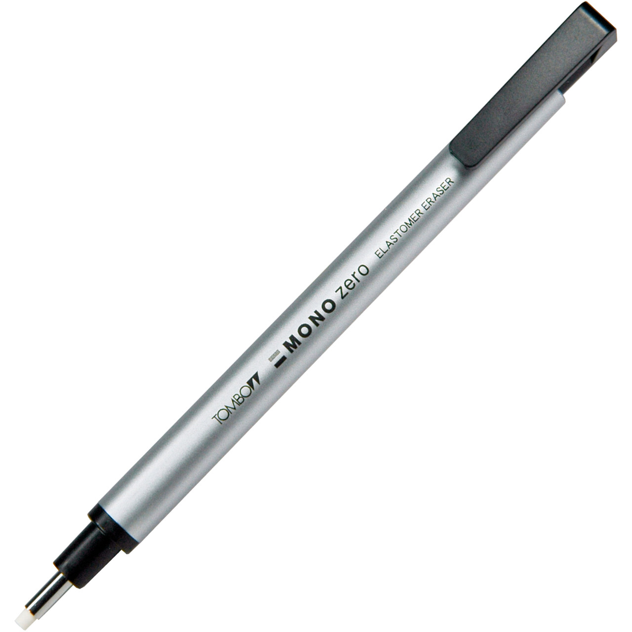 Tombow Mono 57305 Zero Eraser, Silver Round, Holder With Eraser, 2.3 mm ...