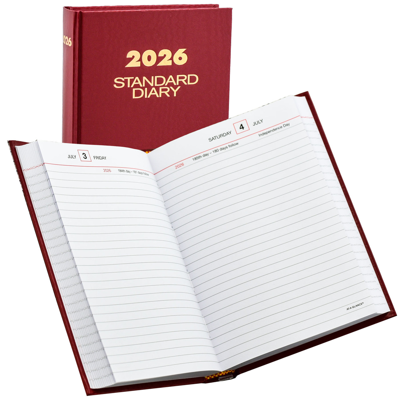 2026 At-A-Glance Standard Diary SD389 Daily Reminder, 5-3/4 x 8-1/4 ...