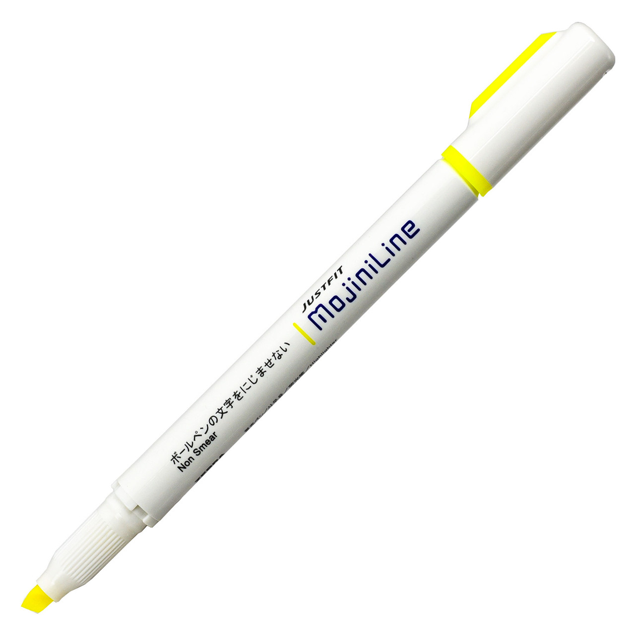Zebra WKS22-Y 70250 Justfit MojiniLine Highlighter Smear Proof Yellow ...