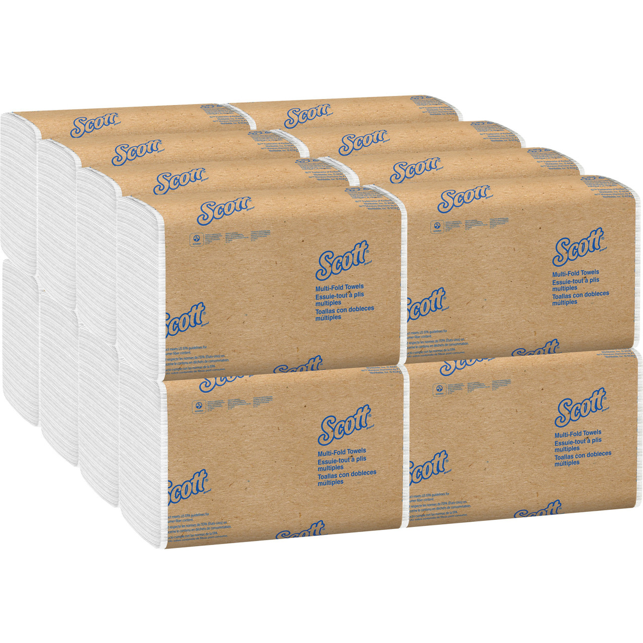 Scott 01804 MultiFold Paper Towels | Nordisco.com