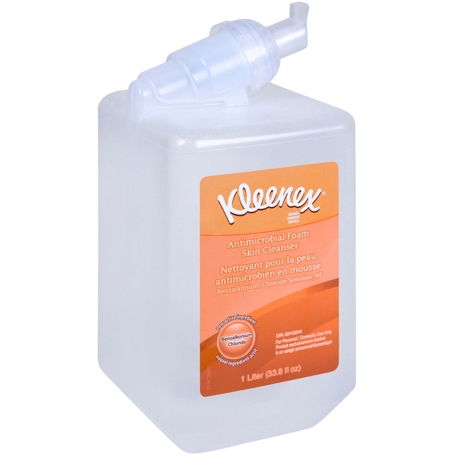 Kleenex 91554 Kimcare Antibacterial Foam Cleanser | Nordisco.com