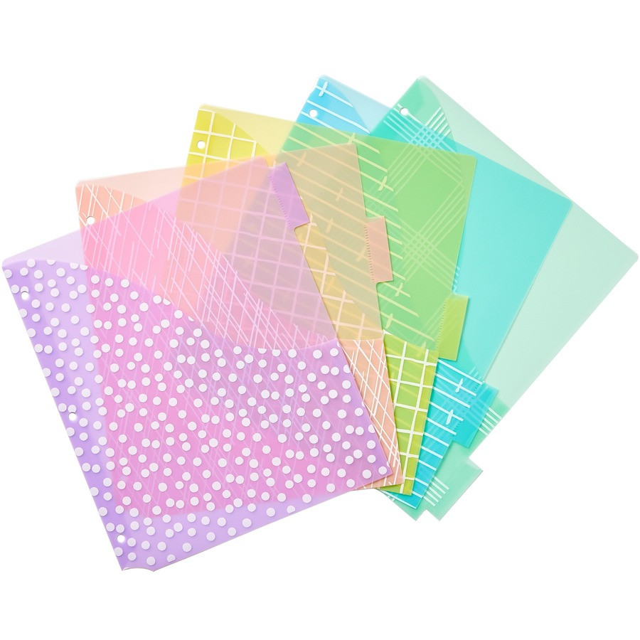 Avery 07714 Big Tab Pocket Plastic Insertable Dividers - Fashion ...