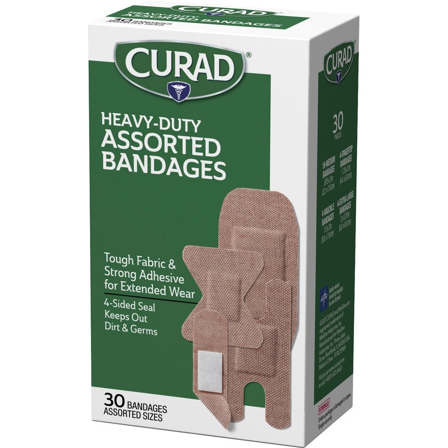 Curad CUR14924RB Extreme Hold Assorted Bandages | Nordisco.com