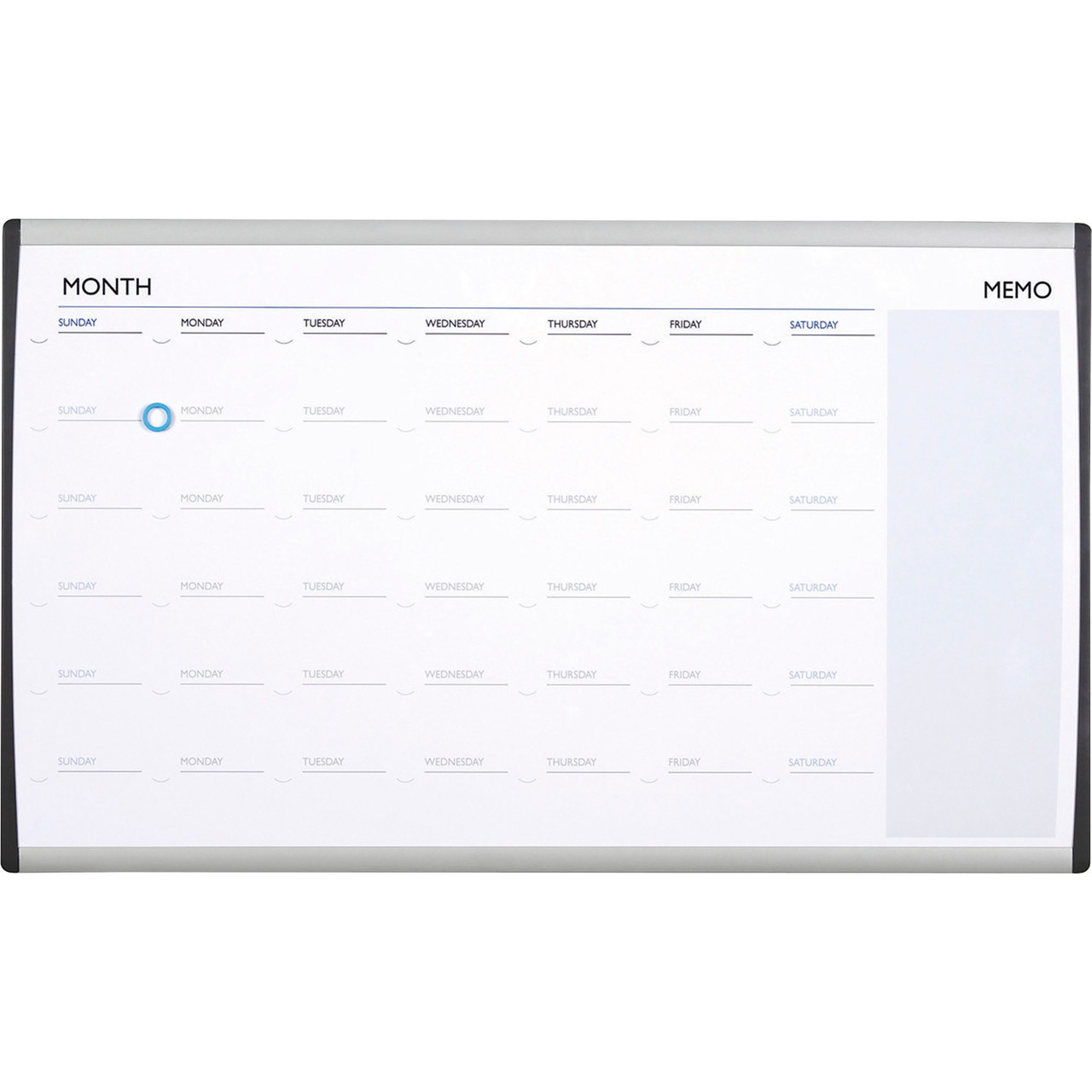Quartet ARCCP3018 Arc Cubicle Whiteboard Calendar | Nordisco.com