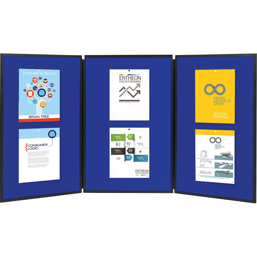 Quartet SB93513Q Show-It! 3-sided Display System | Nordisco.com