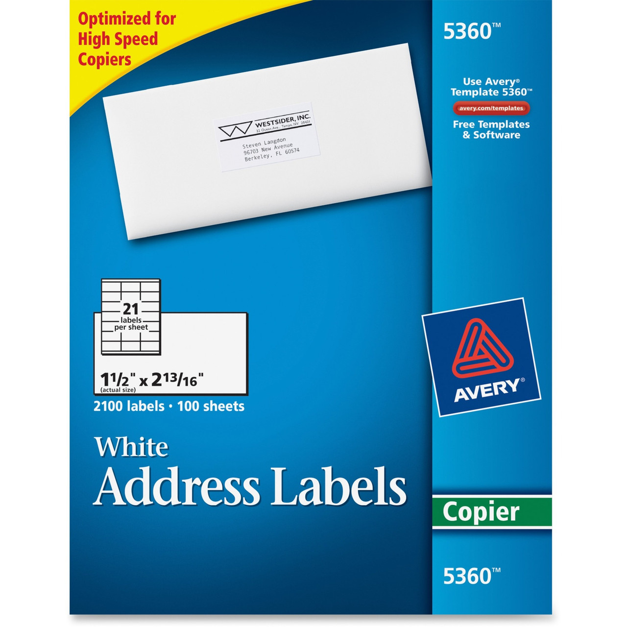 Avery 5360 Copier Address Labels | Nordisco.com
